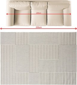 Koberec Mellow Gray I šedý 160x230 cm