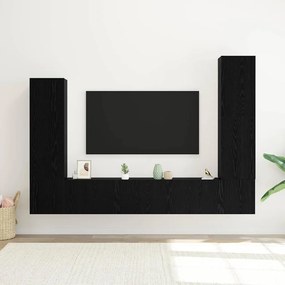 Sestava TV skříněk 4 ks Černý dub Kompozitní dřevo 3332587