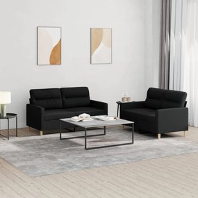 3Dílná Sedací Souprava S Polštáři Textil - Taupe / s poduškami