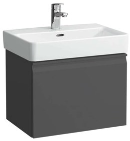 Laufen Pro S - Umyvadlová skříňka, 51x37x39 cm, 1 zásuvka, grafit mat H4830210954801