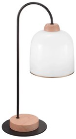 Kolarz Kolarz A1352.71.Au - Stolní lampa NONNA 1xE27/60W/230V dub/bílá/zlatá KL0226