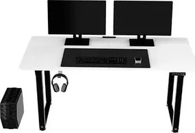 ULTRADESK Uplift bílá / Herní stůl / 160 x 75 x 74 - 116 cm / nastavit
