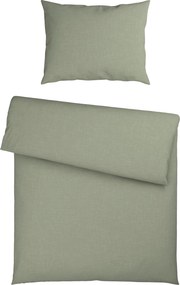 XXXLutz POVLEČENÍ, flanel, zelená, 140/200 cm Esposa - Povlečení - 005031038401