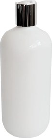Dávkovač na mýdlo 500 ml bílý s bílo-stříbrným DISC TOP BELA