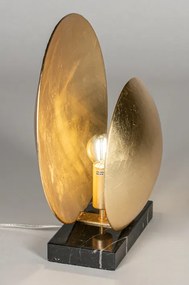 Stolní lampa Moormann Gold and Black Marmor