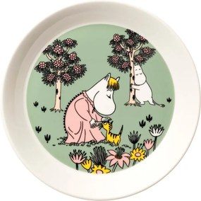 Talíř Moomin Loving care 19cm, zelený