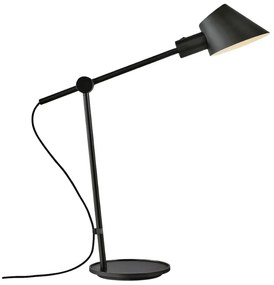 OnaDnes -20% Nordlux Černá kovová stolní lampa Stay