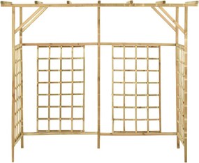 Zahradní pergola pro tři popelnice impregnované borové dřevo 316064