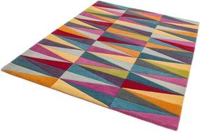 Barevný  koberec Mode Triangles Rozměry: 170x240 cm