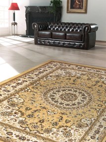 Spoltex, Kusový koberec Salyut beige 1566 A, 120x170, béžová, kancelář