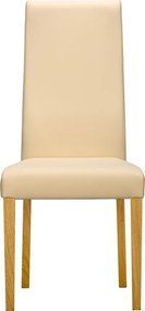Casarredo - Komfort nábytek Dřevěná jídelní židle LUCERA, Novel výběr barev, (2ks) | barva: szy-dub-čokoládový,potah: novel 02