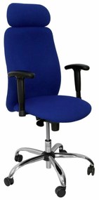 Kancelářská židle s opěrkou hlavky Fuente P&C BALI229 Modrá