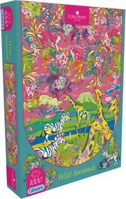 GIBSONS Puzzle HoT: Divoká savana / 1000 dílků / 49 x 68 cm