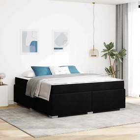 Rám postele s matrací Černá 180 x 200 cm textil 3399203