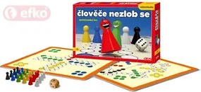 EFKO Hra Člověče, nezlob se / Společenská hra / Oboustranný herní plán