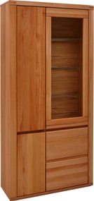 XXXLutz VITRÍNA, jádrový buk, jádrový buk, 98/203,6/37,7 cm Voleo - Kredence a vitríny - 002412010828