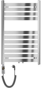 Mexen Uran, elektrické topné těleso 800x500 mm + topná tyč 300 W, chromová, W105-0800-500-2300-01