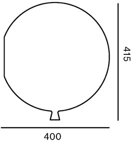 Brokis PC876 Memory, stropní svítící balonek ze tyrkysového skla, 1x15W, prům. 40cm