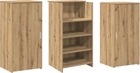 Recepční stůl dub artisan 155x50x103,5 cm kompozitní dřevo 3324204