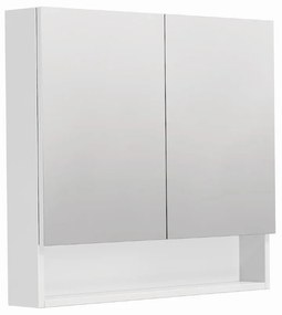 Zrcadlová skříňka SAT Cubeway 14x72 cm lamino bílá lesk GALCU80BL