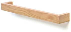 Nástěnný držák na osušky z dubového dřeva Wireworks Mezza, délka 60 cm