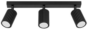 Sollux Lighting Stropní svítidlo KARBON 3L Černá