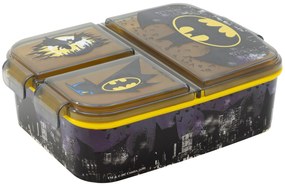 Multibox na svačinu Batman - DC Comics se třemi přihrádkami