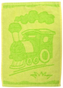 Profod Dětský ručník Train green 30x50 cm