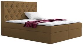 Eka Kontinentální čalouněná postel Elegant - Fresh (140x200 cm) Barva látky - Fresh: Modrá (11)