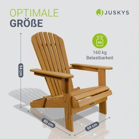 Juskys Skládací zahradní křeslo Korfu Provedení: 3 ks
