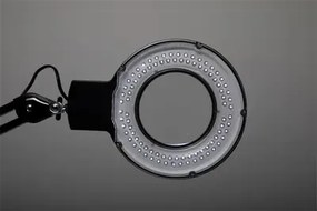 Maul Viso černá / Lupová stolní LED lampa / 3 dioptrie / 660 lm / 6500