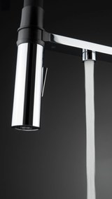 Deante Magnetic, dřezová baterie s připojením vodního filtru a elastickým výtokem, chromová, BRM_075M