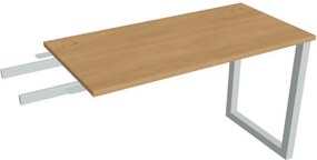 Hobis Pracovní stůl k řetězení do úhlu Hobis UEO 1200RU, bílá RAL 9016, deskaakát