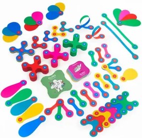 Clixo Classroom Magnetická stavebnice / 100ks / od 4 let
