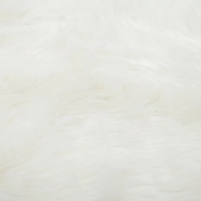 Bílý kulatý koberec ø 120 cm Sheepskin - Flair Rugs