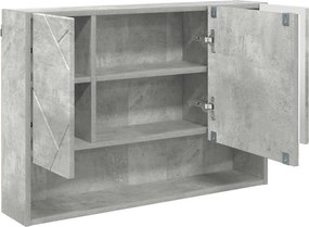 Sada koupelnového nábytku 3 ks Betonově šedá 76,5 x 35 x 64 cm 3393026