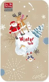 Dog Fantasy Winter Tale hnědá M / Svetr pro psy