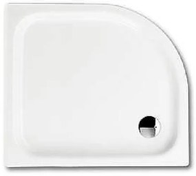 Kaldewei Advantage - Čtvrtkruhová asymetrická sprchová vanička Zirkon 501-1, 900 x 750 mm, bílá - sprchová vanička, bez polystyrénového nosiče 455500010001