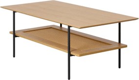 Konferenční stolek v dekoru dubu v přírodní barvě 55x110 cm Pensacola – Unique Furniture