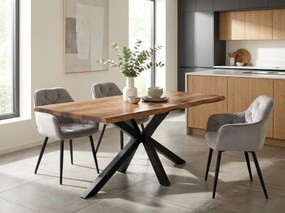 Designové křeslo, světlešedá Velvet látka, FEDRIS 2 NEW
