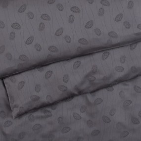 SCANquilt povlečení EXCLUSIVE TENCEL PLUS peříčka šedá 140 x 200/70 x 90 cm