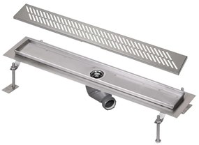 Sanela - Sprchový žlab do prostoru, délka 75 cm, matná nerez SLKN 03DX