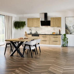 CREMONA bc | dolní skříňka 80 ZL 2F dřezová | 80 cm | bílá/cremona