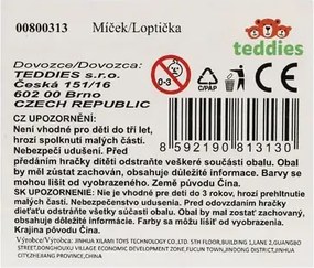 TEDDIES Míček Planety extrémně skákací / Pěnový míček / mix druhů / O