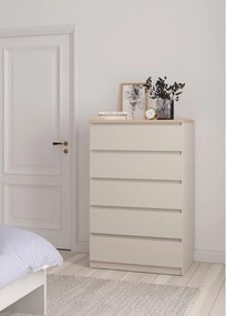 Krémová komoda 77x121x50 cm Naia – Tvilum