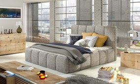 Moderní postel Begie 160x200, šedá Berlin