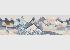Samolepící bordura na zeď Klidná Krajina | 5 m x 13.8 cm | DWB8415