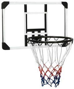 Basketbalový koš s průhlednou deskou 71x45x2,5 cm polykarbonát