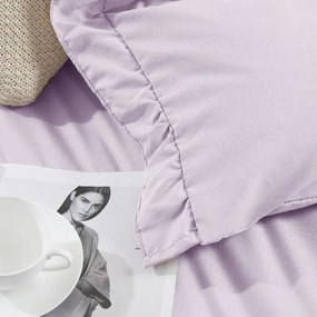 Spod Igły i Nitki Ložní prádlo z mikrovlákna 140x200 Ruffy heather s volánem I24