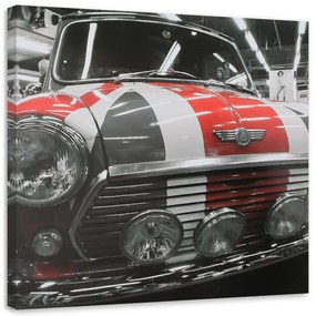 Gario Obraz na plátně Staré auto s uk vlajkou Rozměry: 30 x 30 cm
